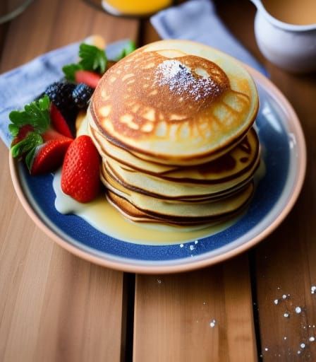 Pancakes - AI Generated Artwork - NightCafe Creator