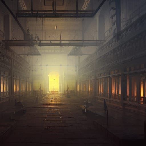 Prison - AI Generated Artwork - NightCafe Creator