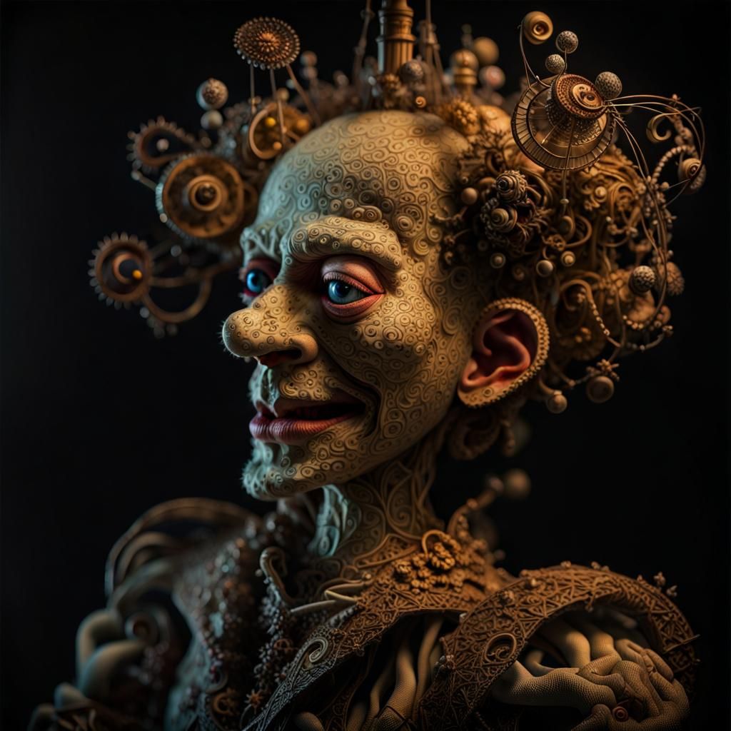 Portrait of a Goofy Puppet - AI Generated Artwork - NightCafe Creator