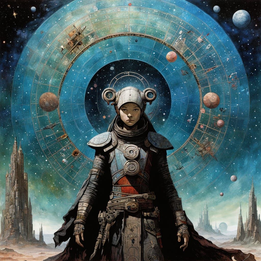 Ethereal Infinity Symbols Chart Starship Course in... - AI Art