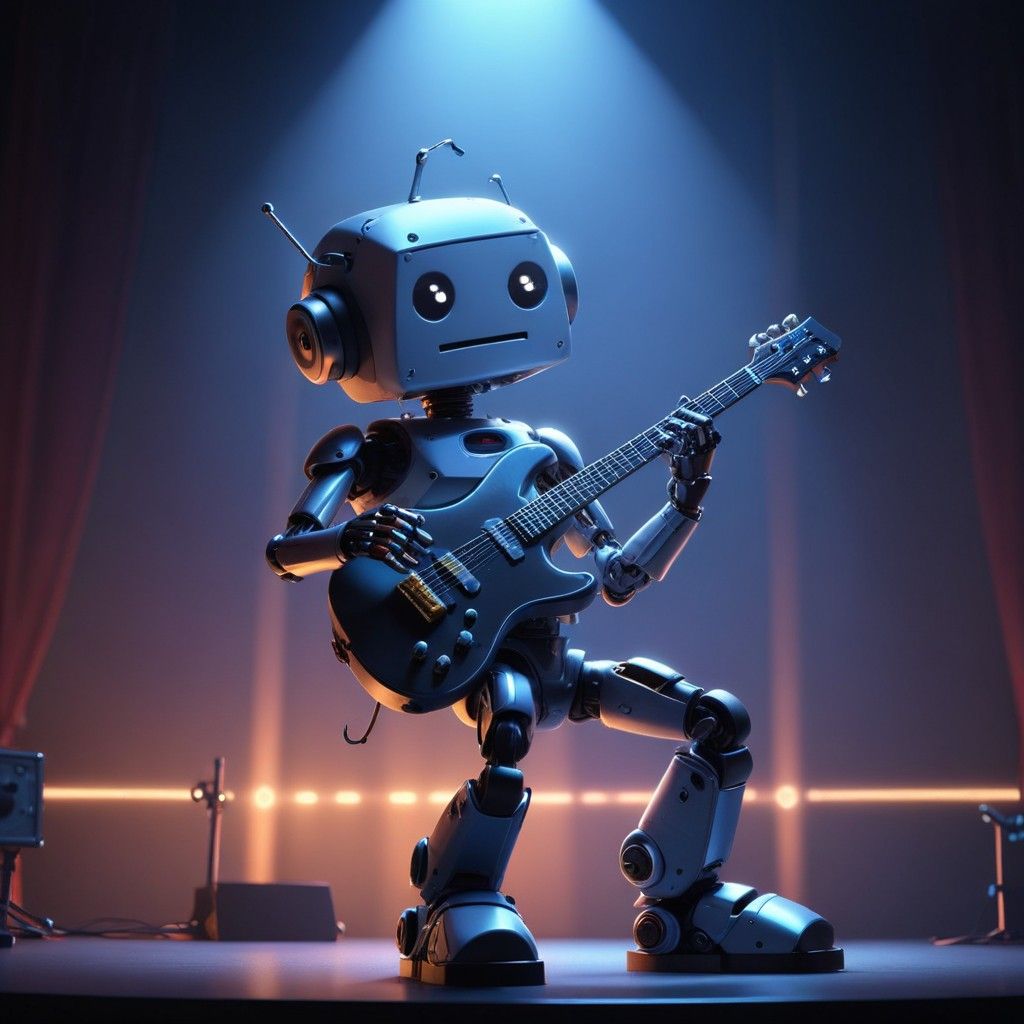 robotic artist - AI Generated Artwork - NightCafe Creator