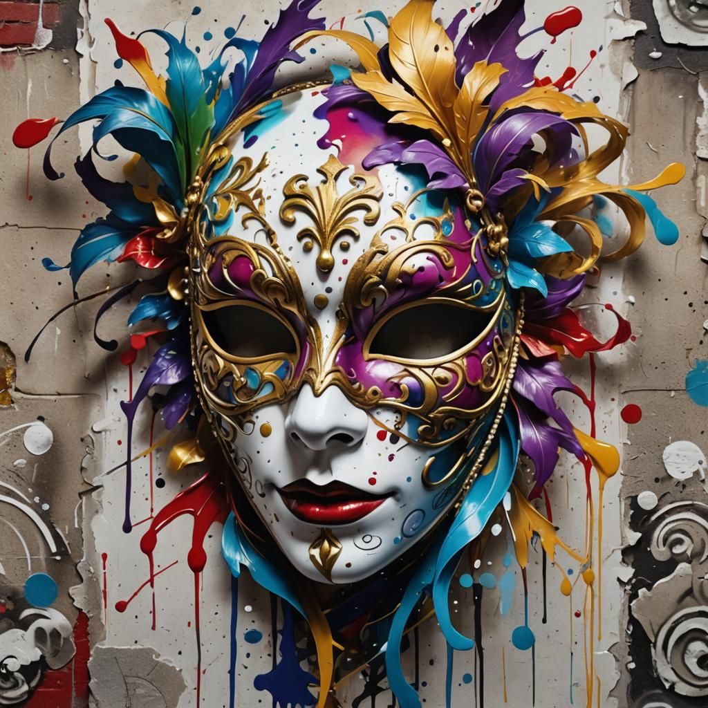 Venetian masquerade ball mask - AI Generated Artwork - NightCafe Creator