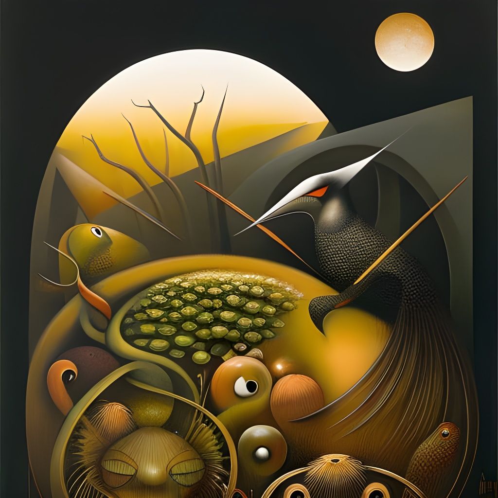 Creatures of Bosch. - AI Generated Artwork - NightCafe Creator