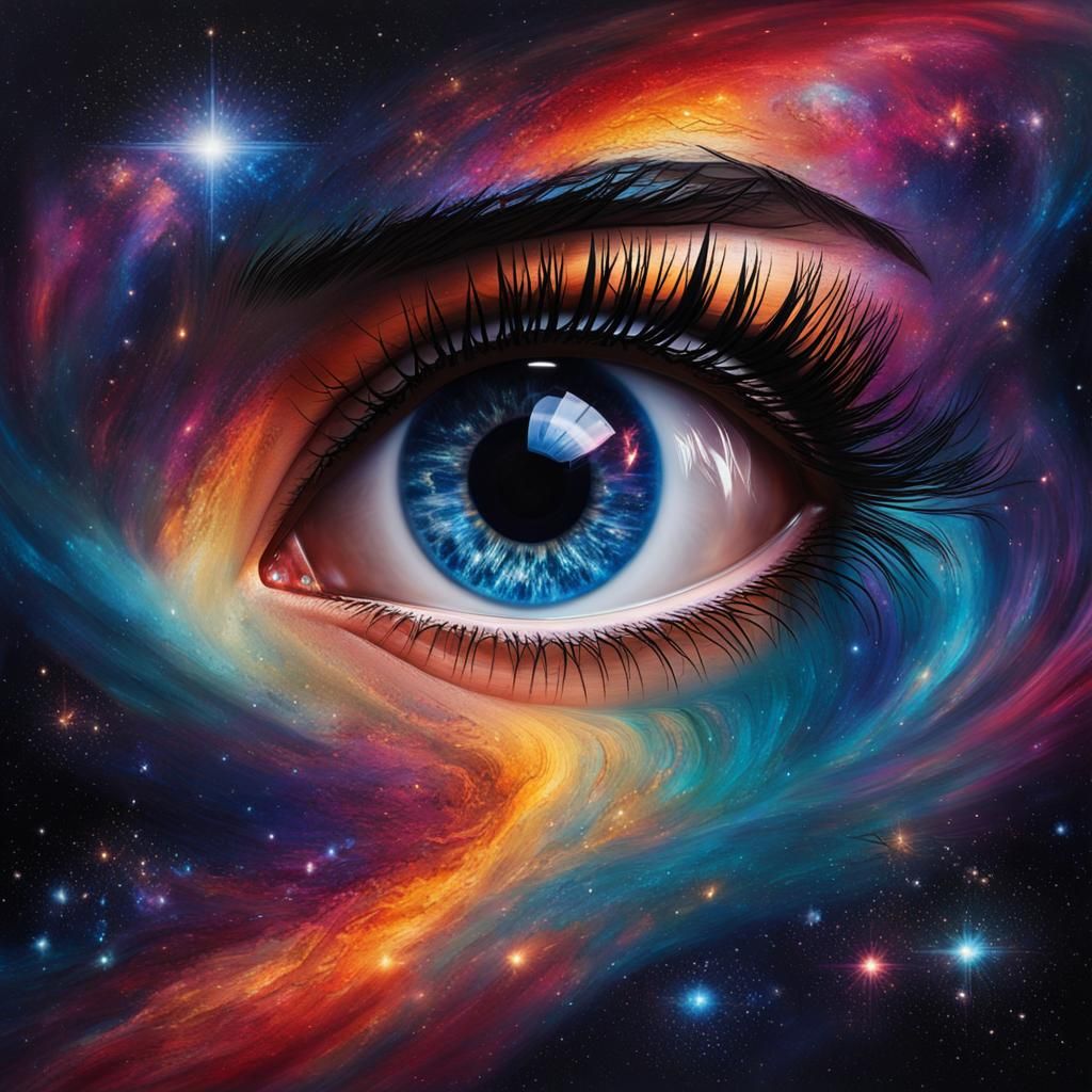 Cosmic Eye 2 - AI Generated Artwork - NightCafe Creator