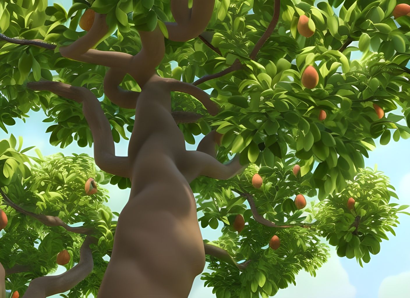 Fruit tree - AI Generated Artwork - NightCafe Creator