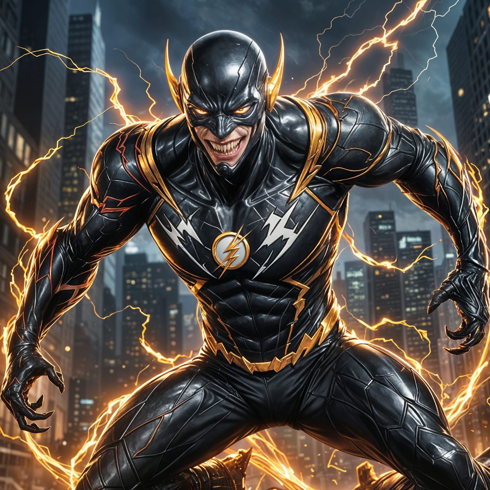 Venomized Flash - Venomized Superhero Icon