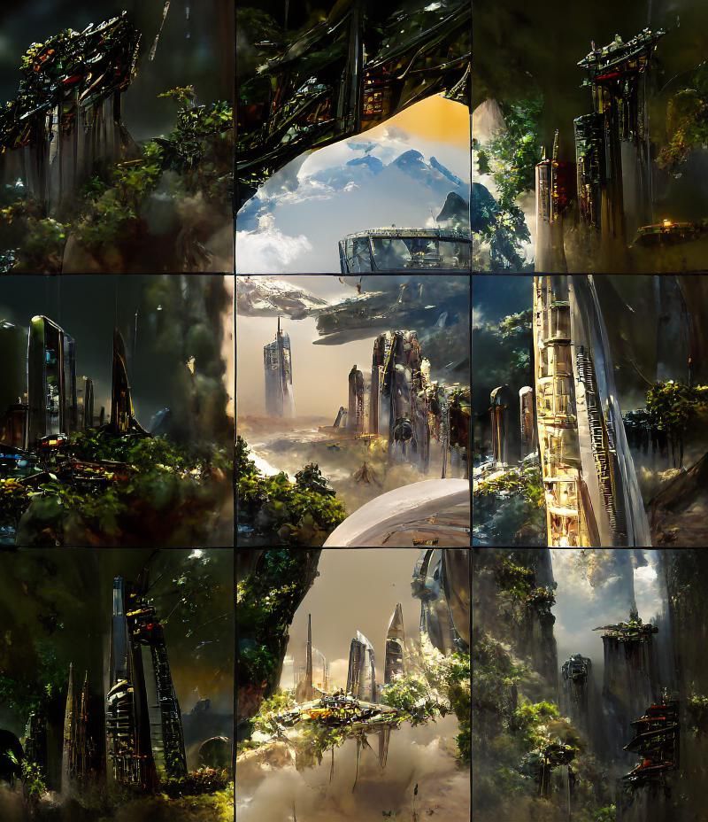 High Civilization : Collected Fragments - AI Generated Artwork ...