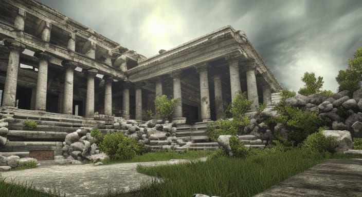 Ruins - AI Generated Artwork - NightCafe Creator