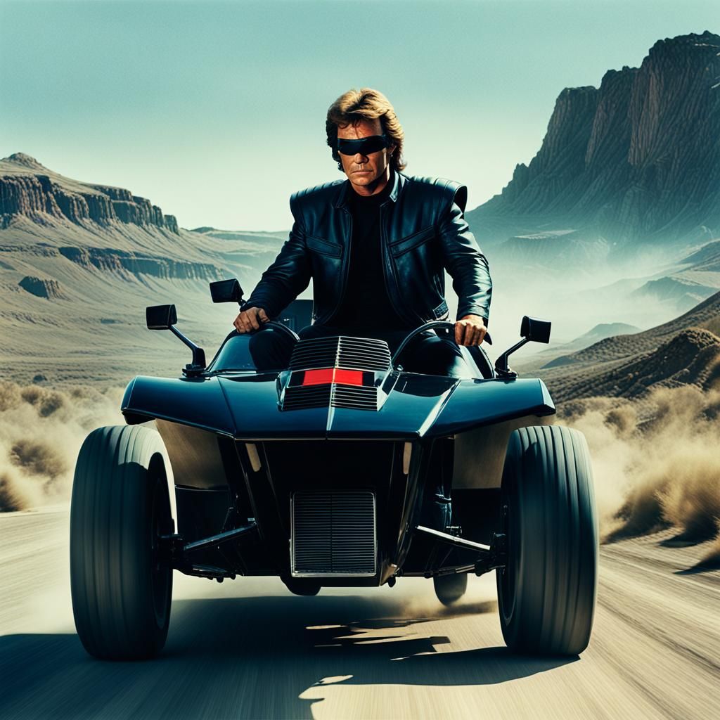 Knight Rider TV show - AI Generated Artwork - NightCafe Creator