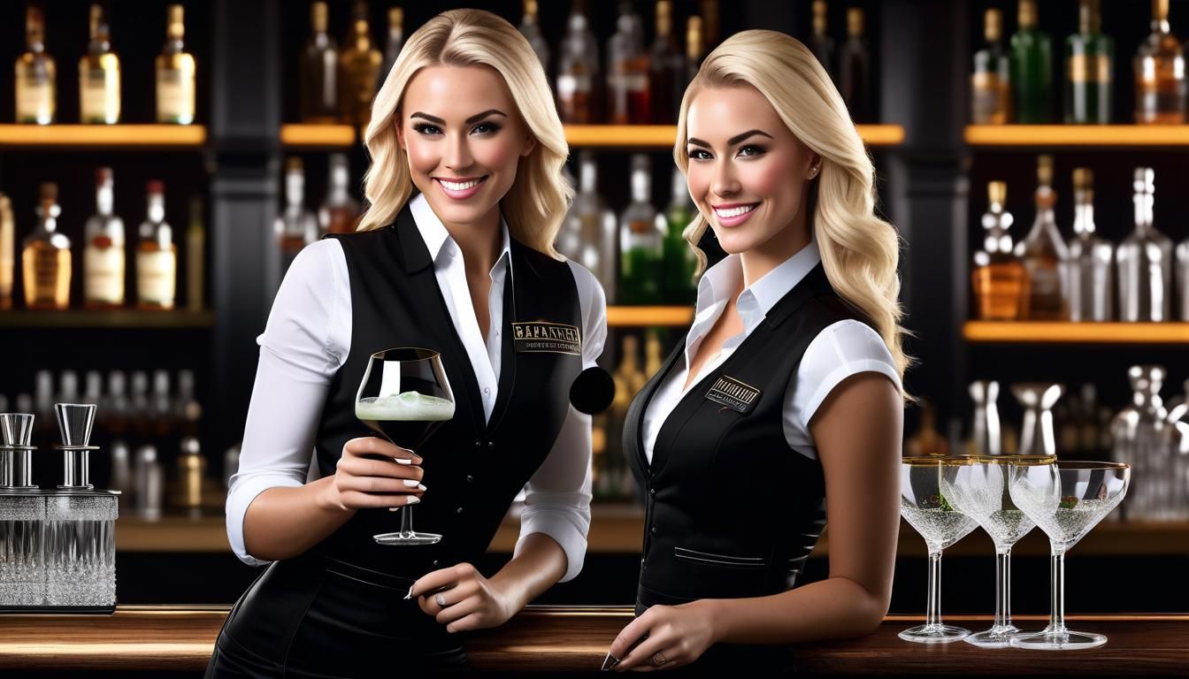 Bartenders - AI Generated Artwork - NightCafe Creator