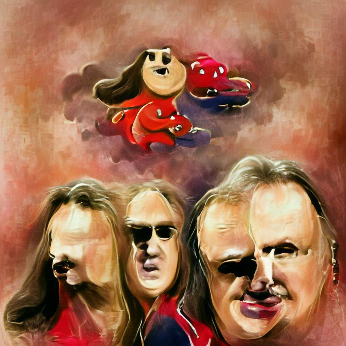 Rush, The Band - AI Generated Artwork - NightCafe Creator