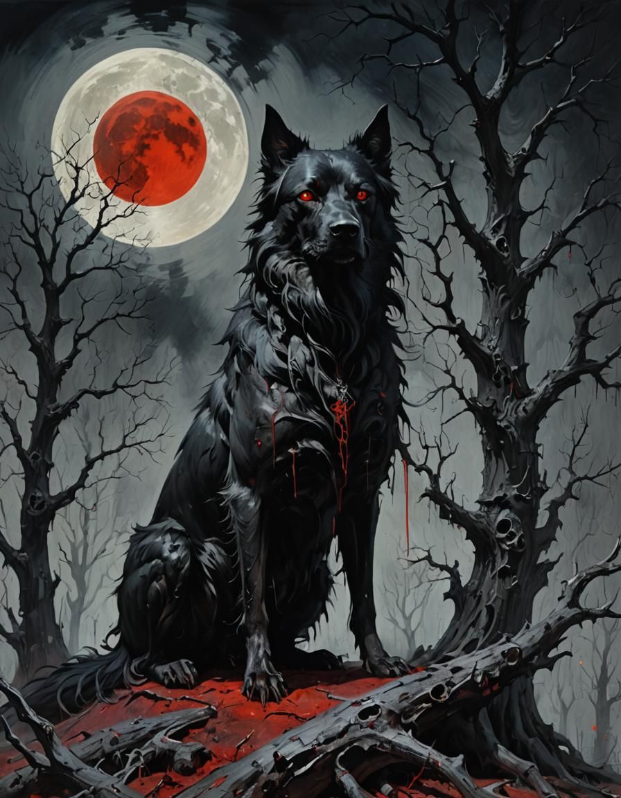 Dog Familiar - AI Generated Artwork - NightCafe Creator