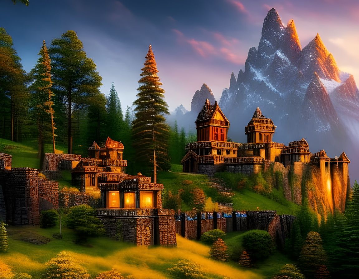 Dwarven Fortress : r/nightcafe