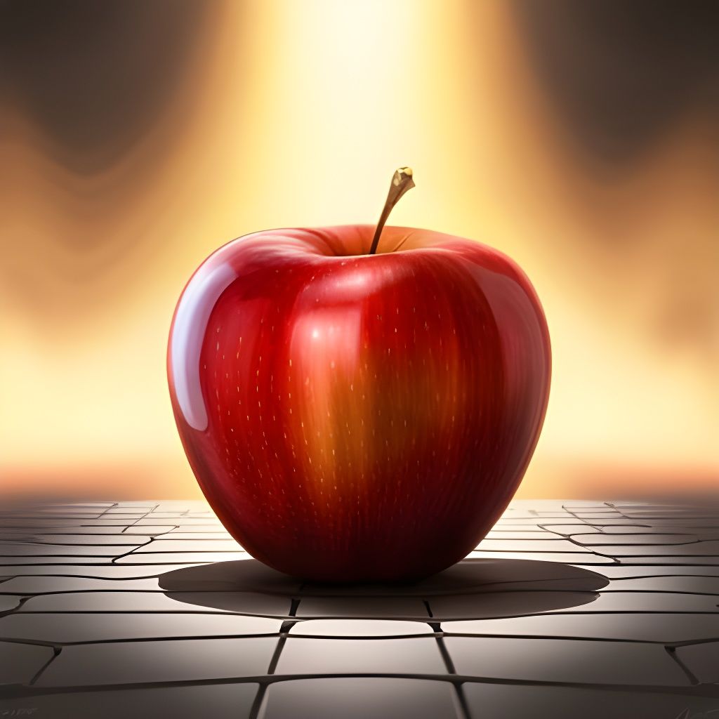 Just a normal apple... - AI Generated Artwork - NightCafe Creator