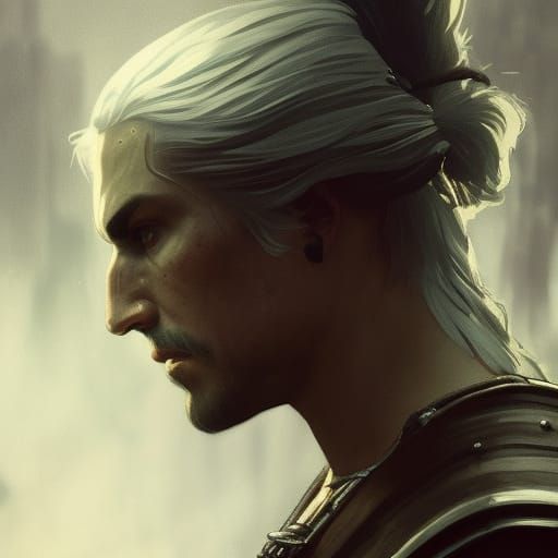 Witcher portrait - AI Generated Artwork - NightCafe Creator