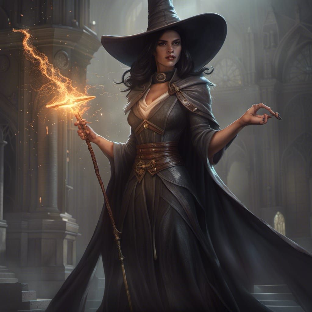 wizard woman - AI Generated Artwork - NightCafe Creator