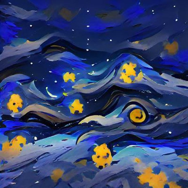 Starry Night - AI Generated Artwork - NightCafe Creator