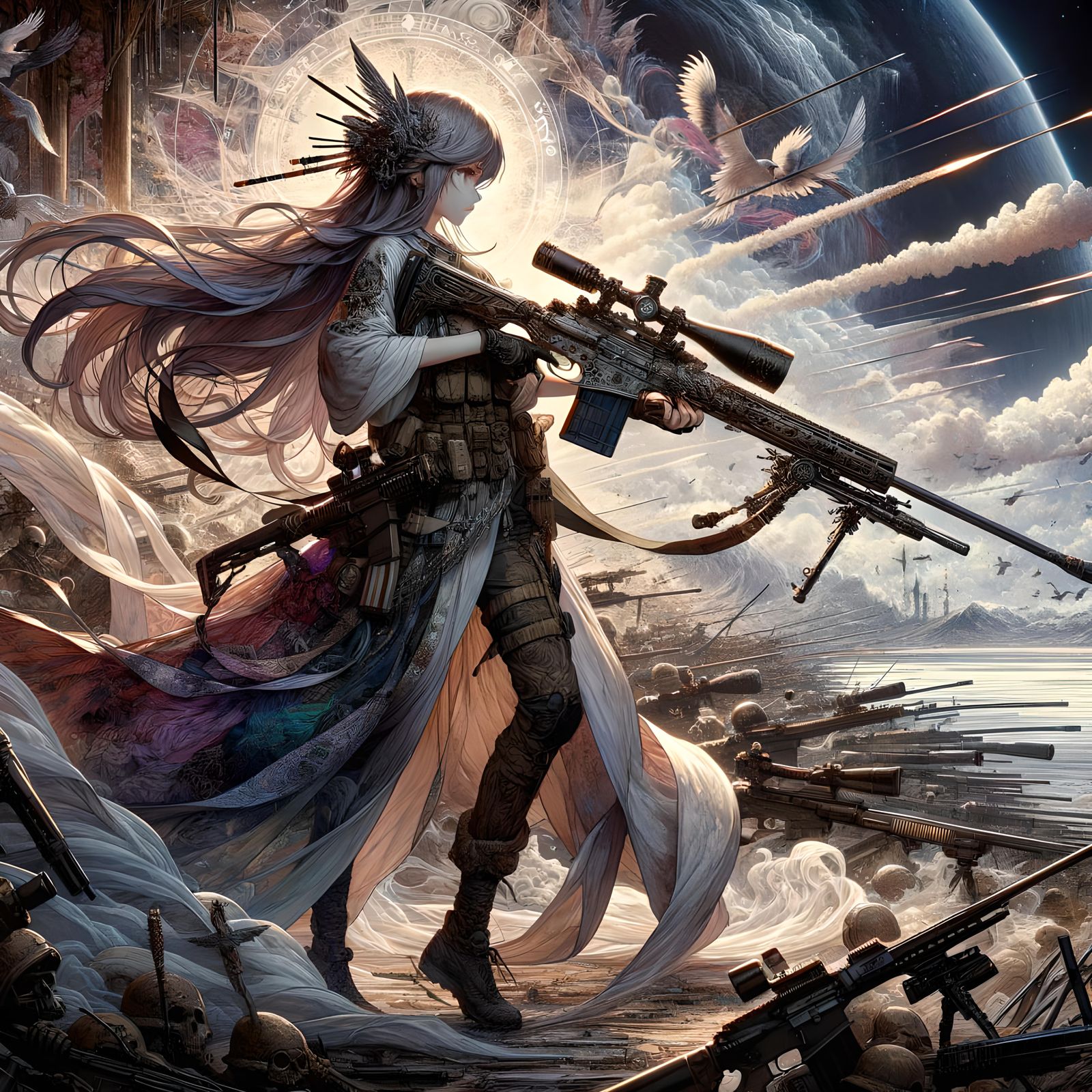 A Modern Valkyrie - AI Generated Artwork - NightCafe Creator