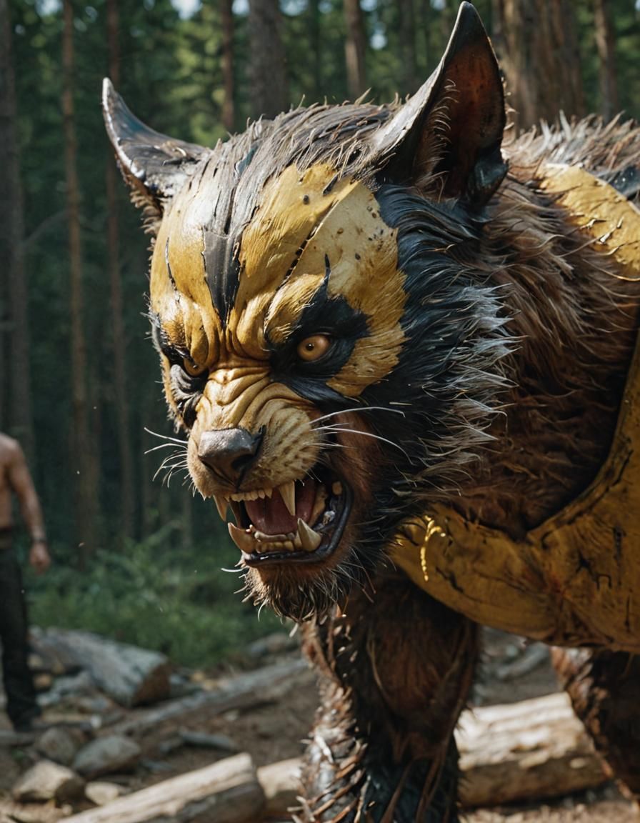 Wolverine animal - AI Generated Artwork - NightCafe Creator