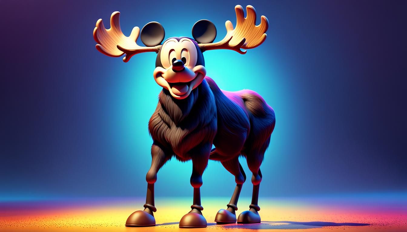 Mickey Moose 2 - AI Generated Artwork - NightCafe Creator