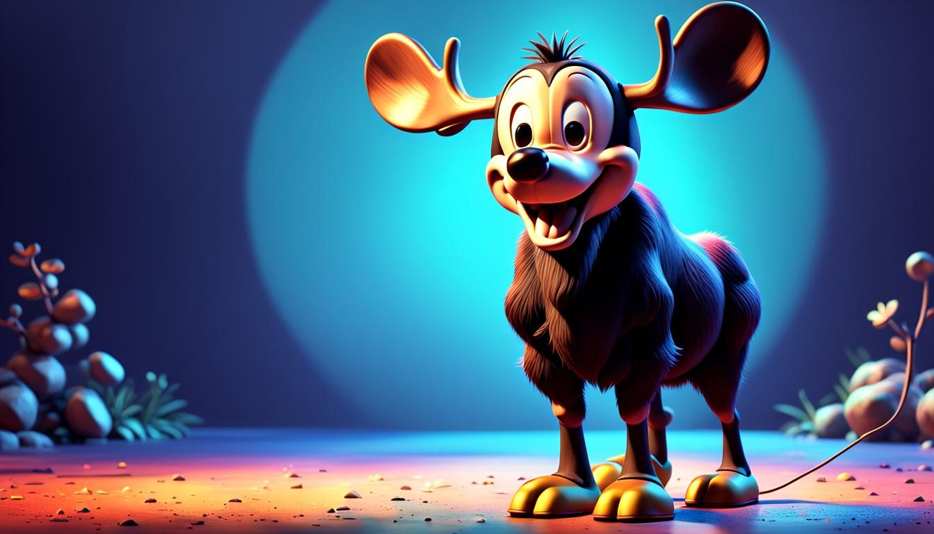 Mickey Moose 1 - AI Generated Artwork - NightCafe Creator