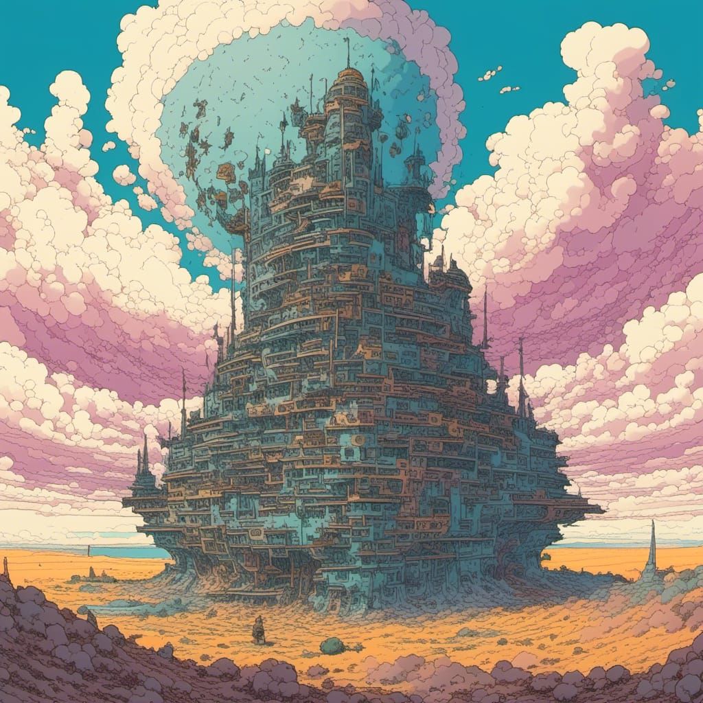 Alien Temple - AI Generated Artwork - NightCafe Creator