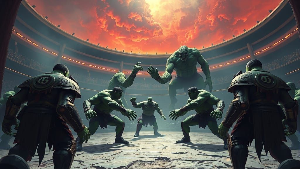 planète hulk - Hulks in Medieval Armor Clash on Distant Alie...