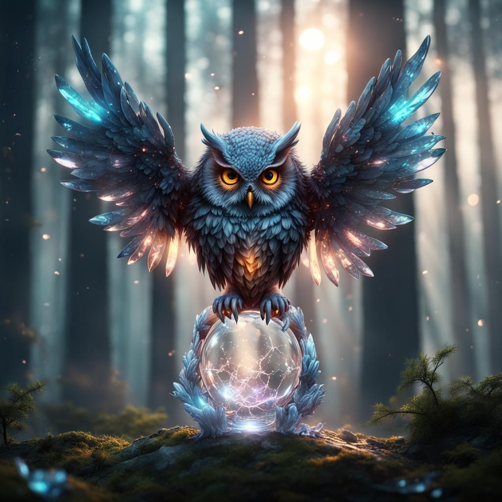 Owl wizard - AI Generated Artwork - NightCafe Creator