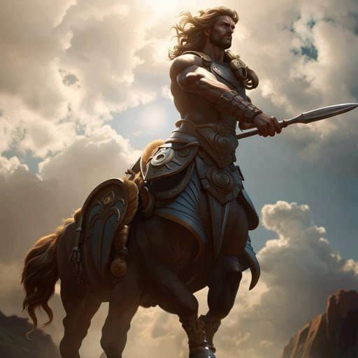 Centaur Warrior - AI Generated Artwork - NightCafe Creator
