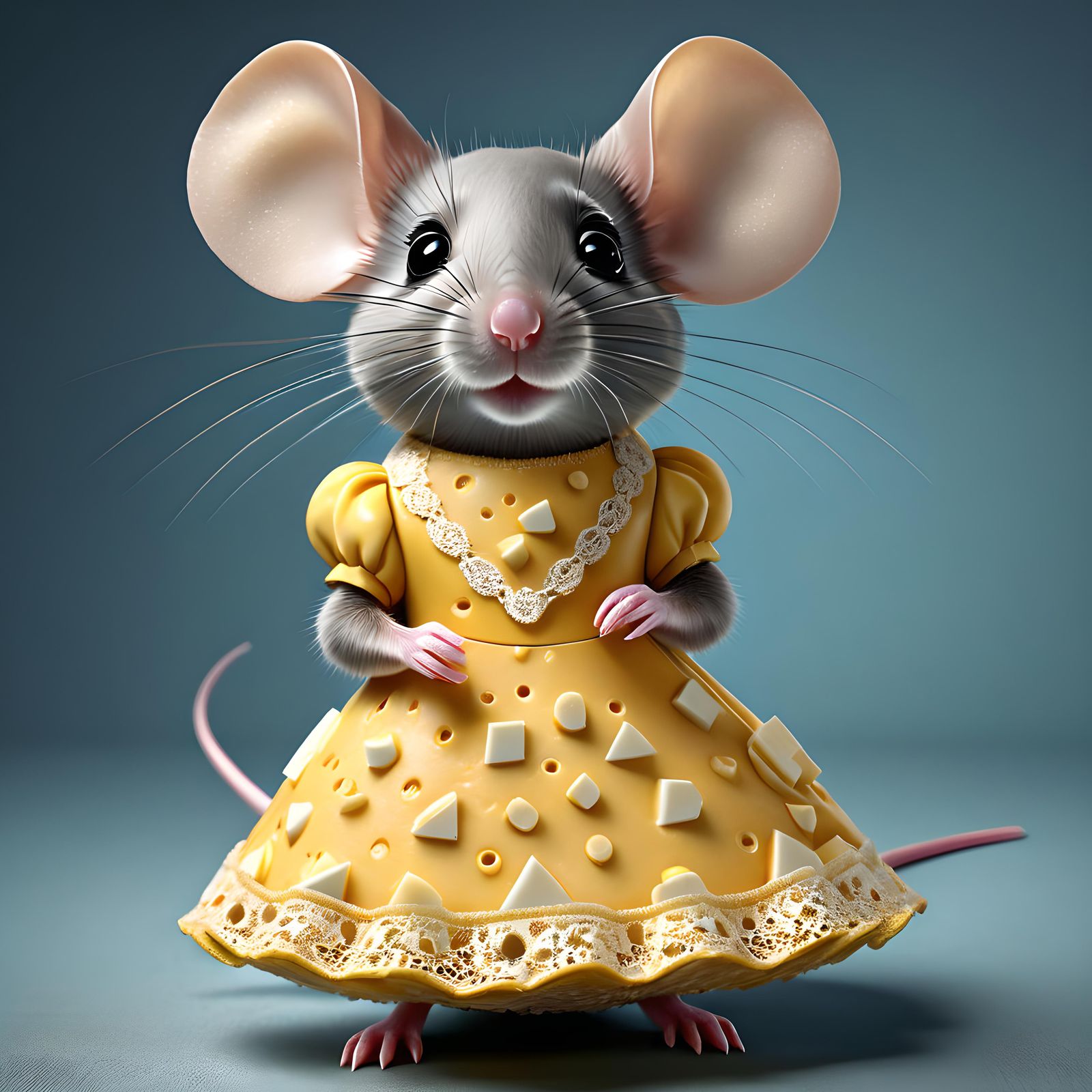 Cheesy mouse - AI Generated Artwork - NightCafe Creator