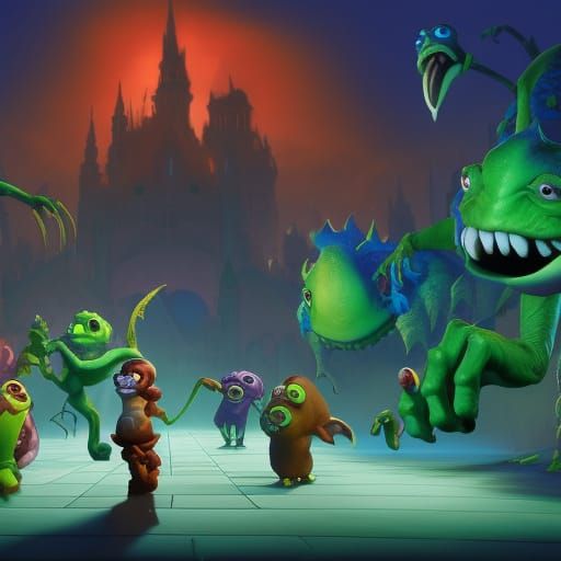 sewer monsters - AI Generated Artwork - NightCafe Creator