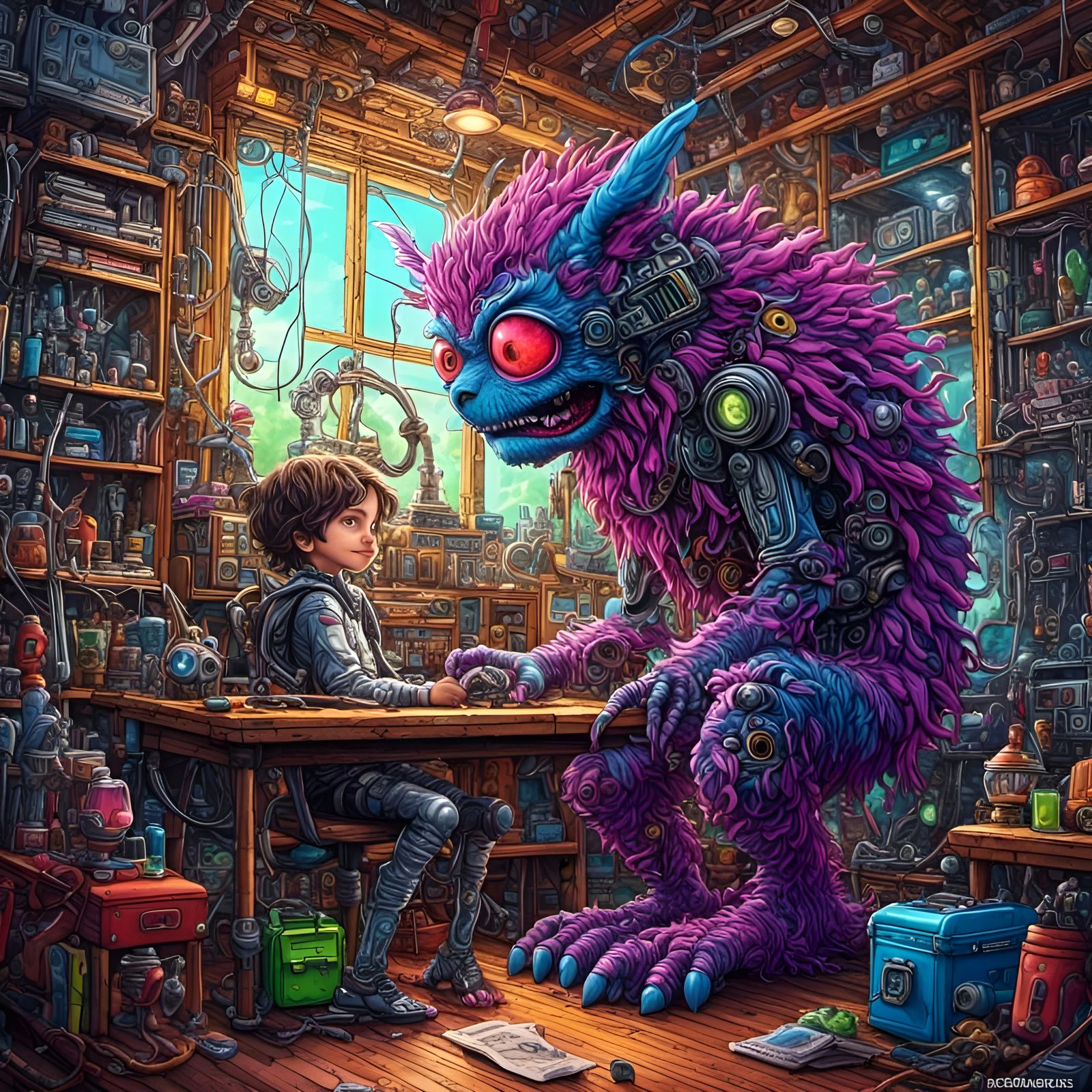 Classmates - AI Generated Artwork - NightCafe Creator