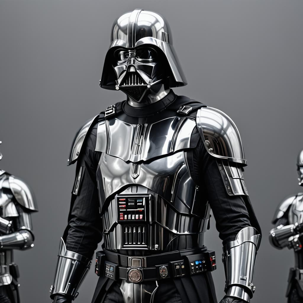 Vader in Chromium - AI Generated Artwork - NightCafe Creator