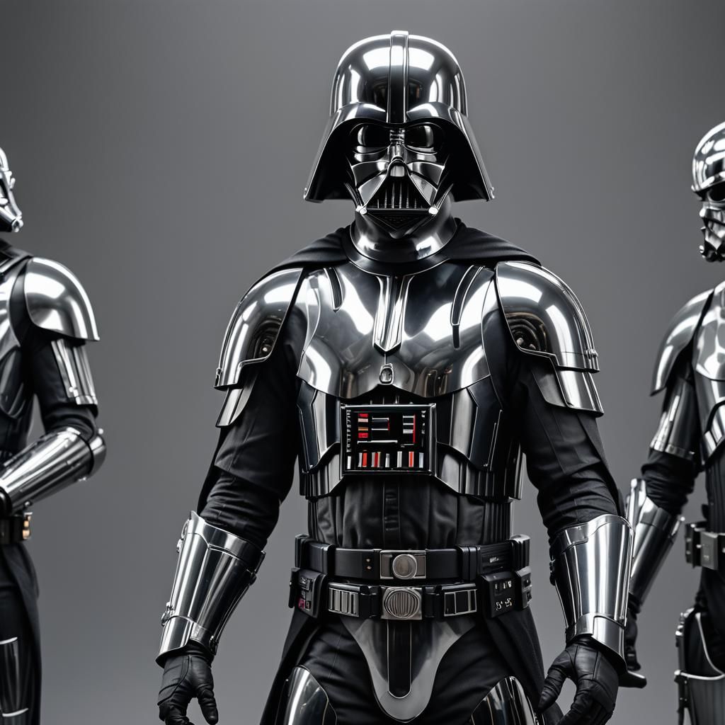 Vader in Chromium - AI Generated Artwork - NightCafe Creator
