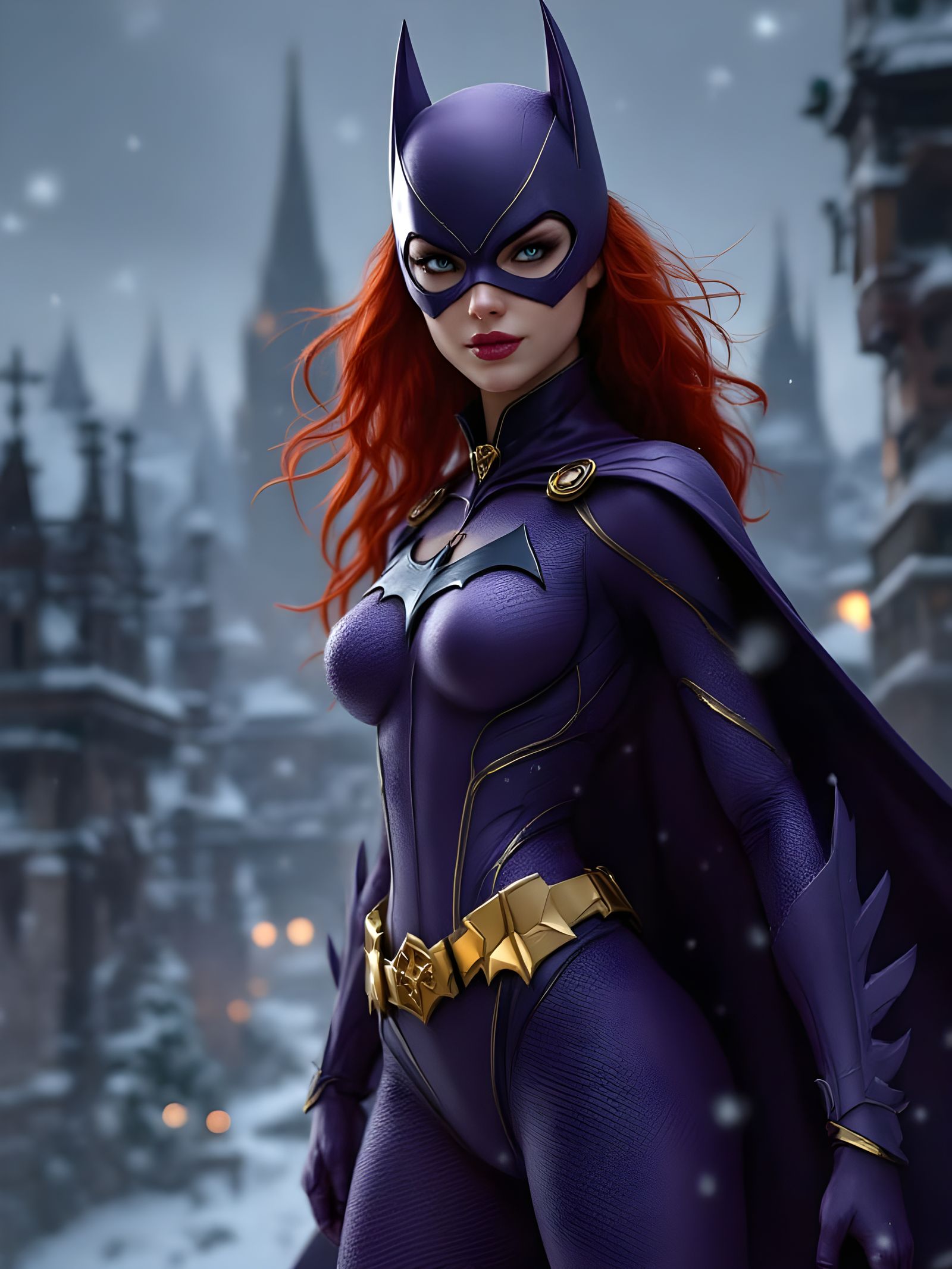 Lady McBat watches over Medieval Gothos