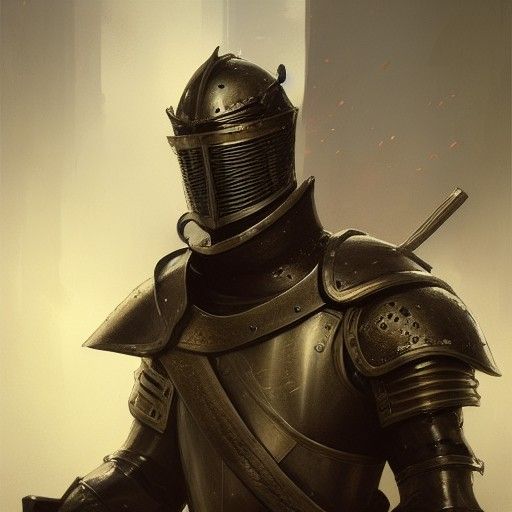 Medieval Knight Portrait 6 - AI Generated Artwork - NightCafe Creator