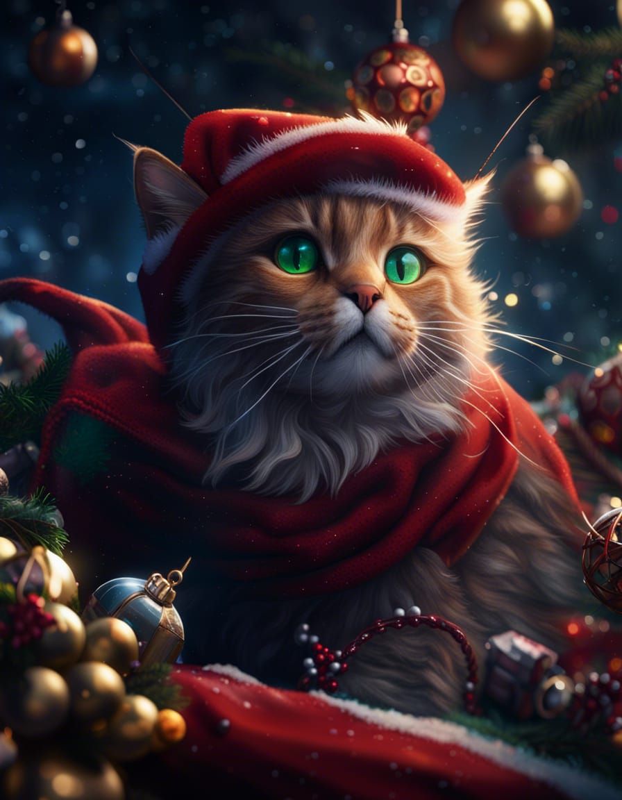 The Great Christmas Caper of Cats - AI Generated Artwork - NightCafe ...