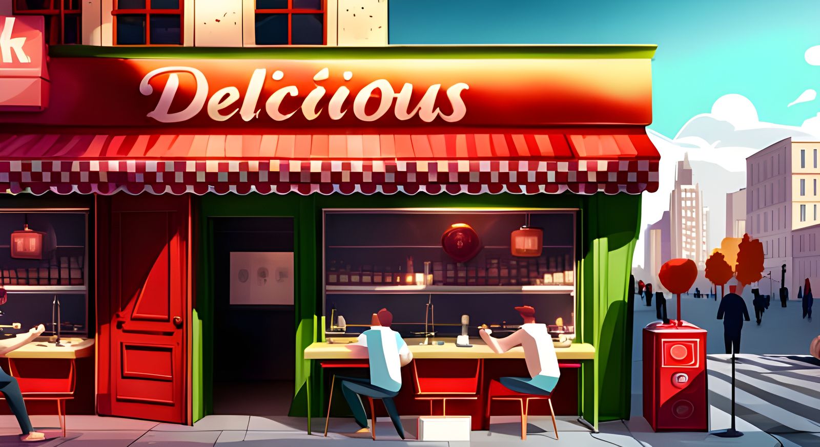 Restaurant - AI Generated Artwork - NightCafe Creator