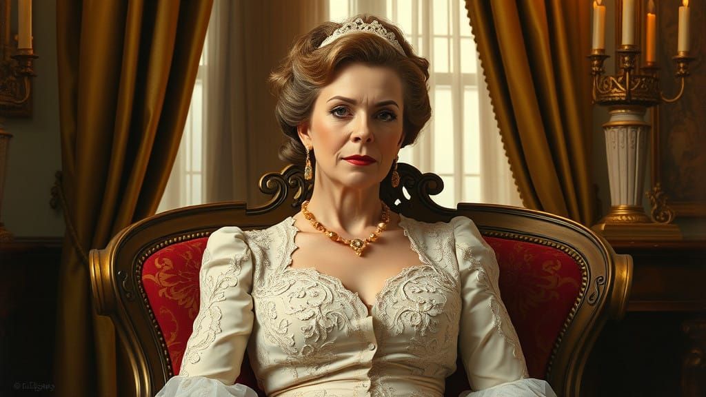 hdtdhl 52 yukky - Elegant Lady in Opulent Victorian Elegance