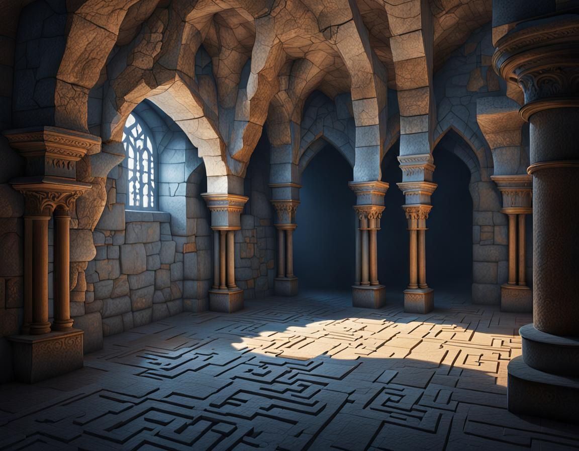 The Castle of the Maze. - AI Generated Artwork - NightCafe Creator