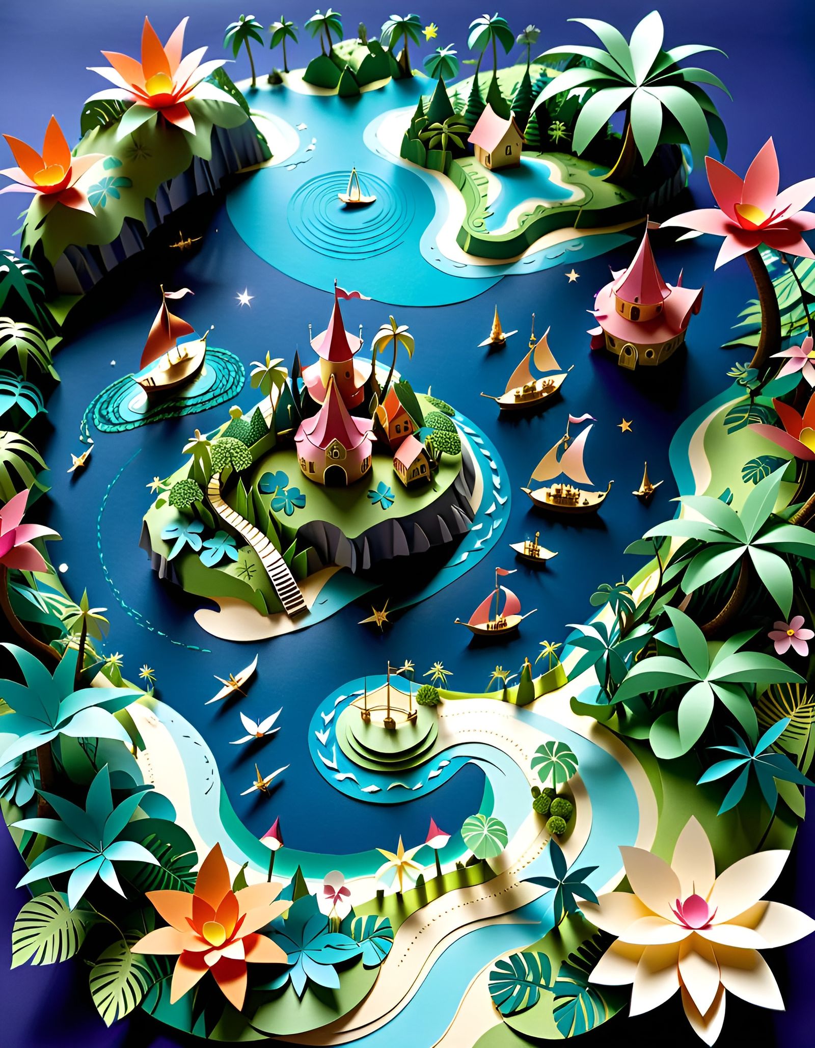 3d Island Map - AI Generated Artwork - NightCafe Creator