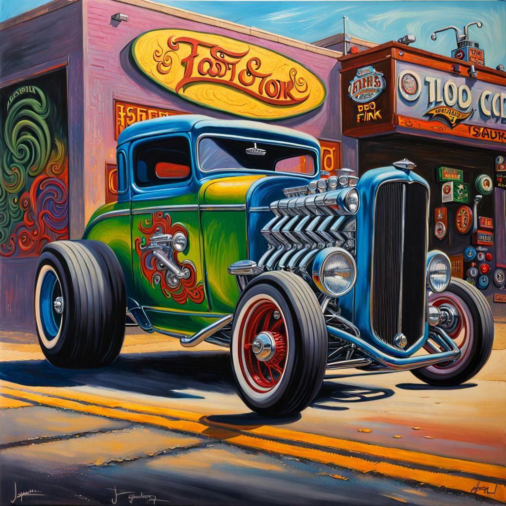 Rat Rod - AI Generated Artwork - NightCafe Creator