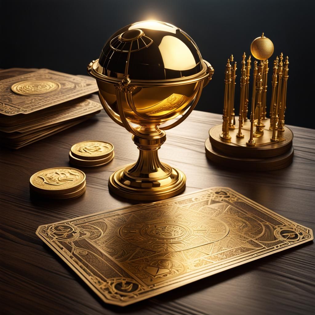 Astrology with tarot card orb - AI Generated Artwork - NightCafe Creator