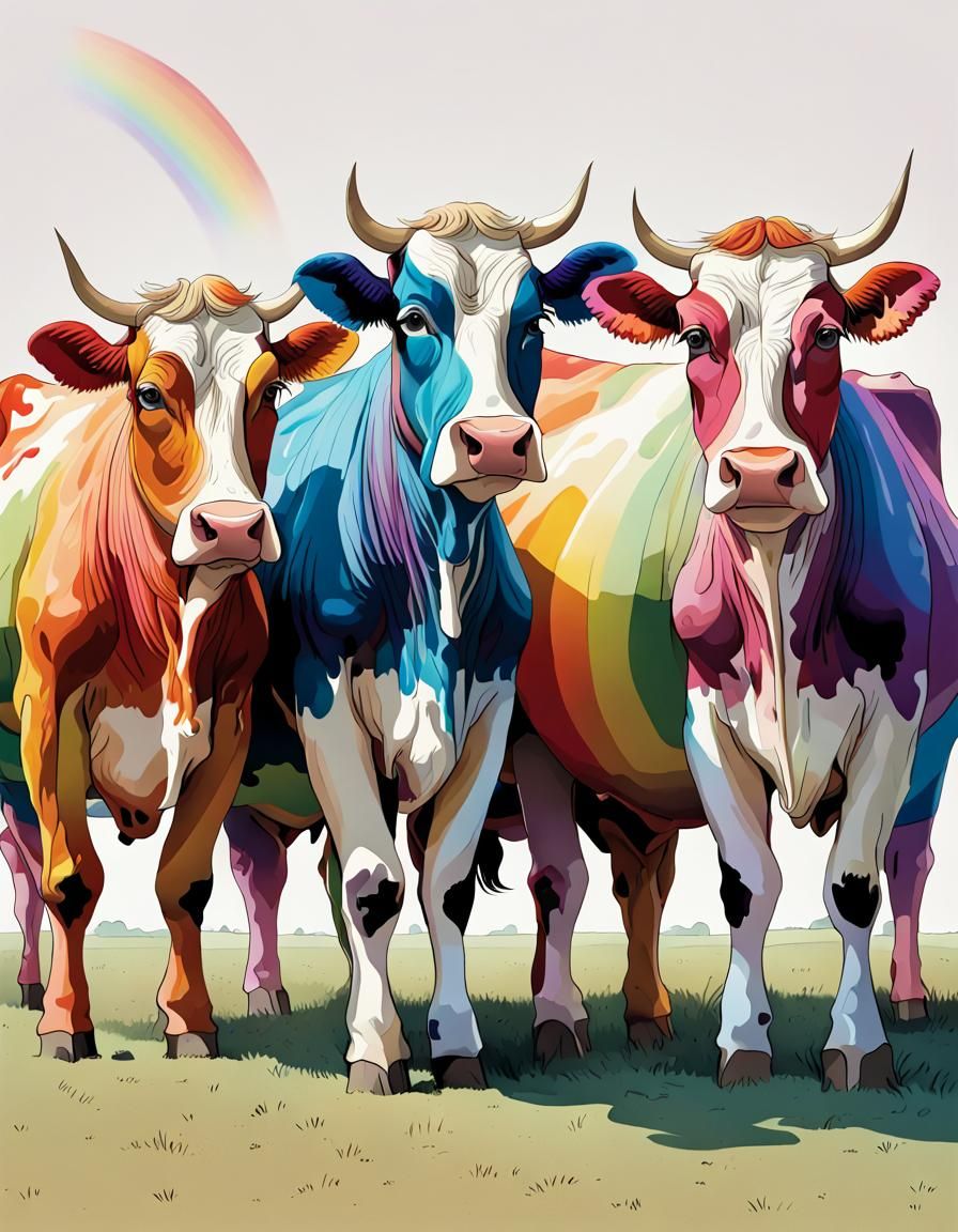 Mooo Mooo - AI Generated Artwork - NightCafe Creator