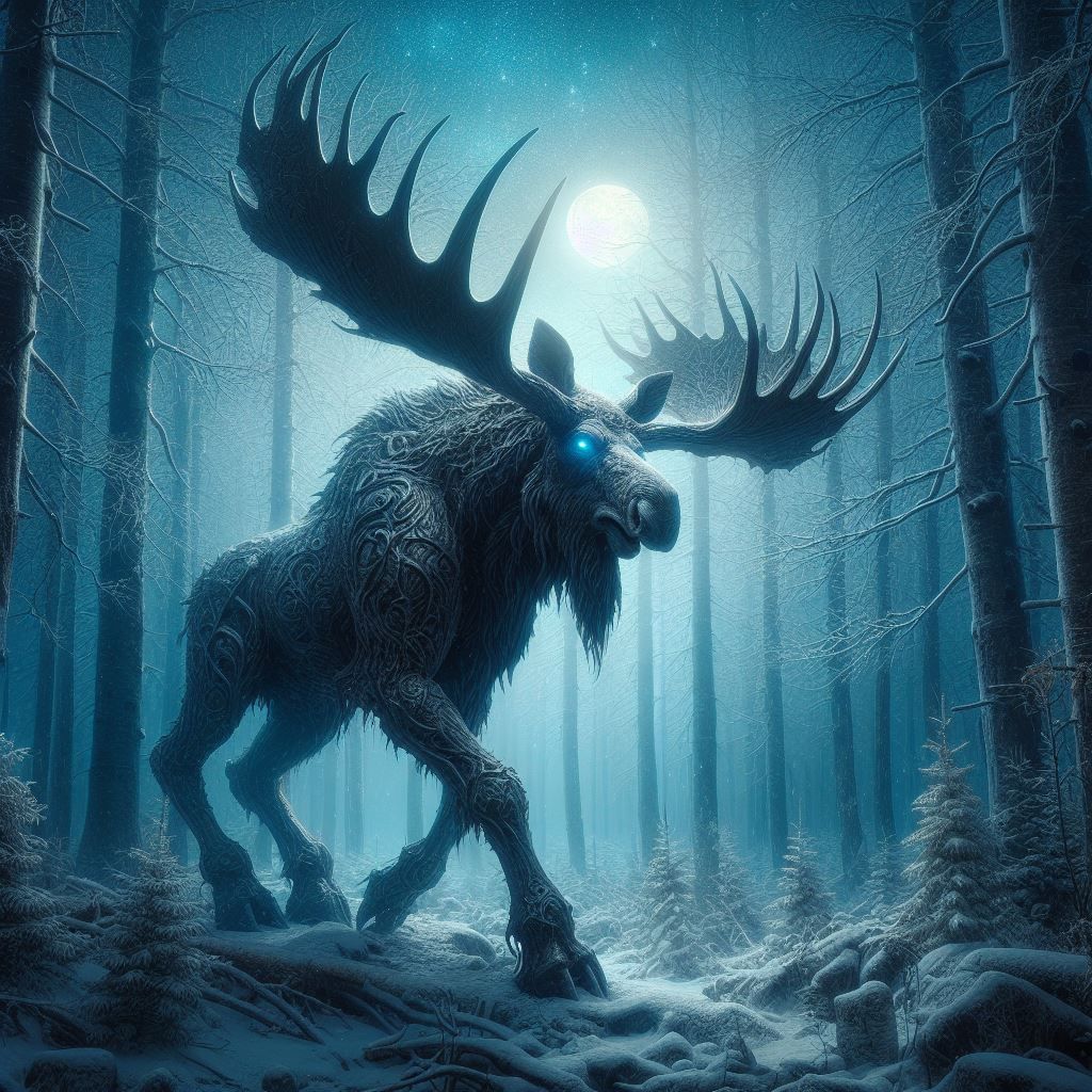 Dread Moose - AI Generated Artwork - NightCafe Creator