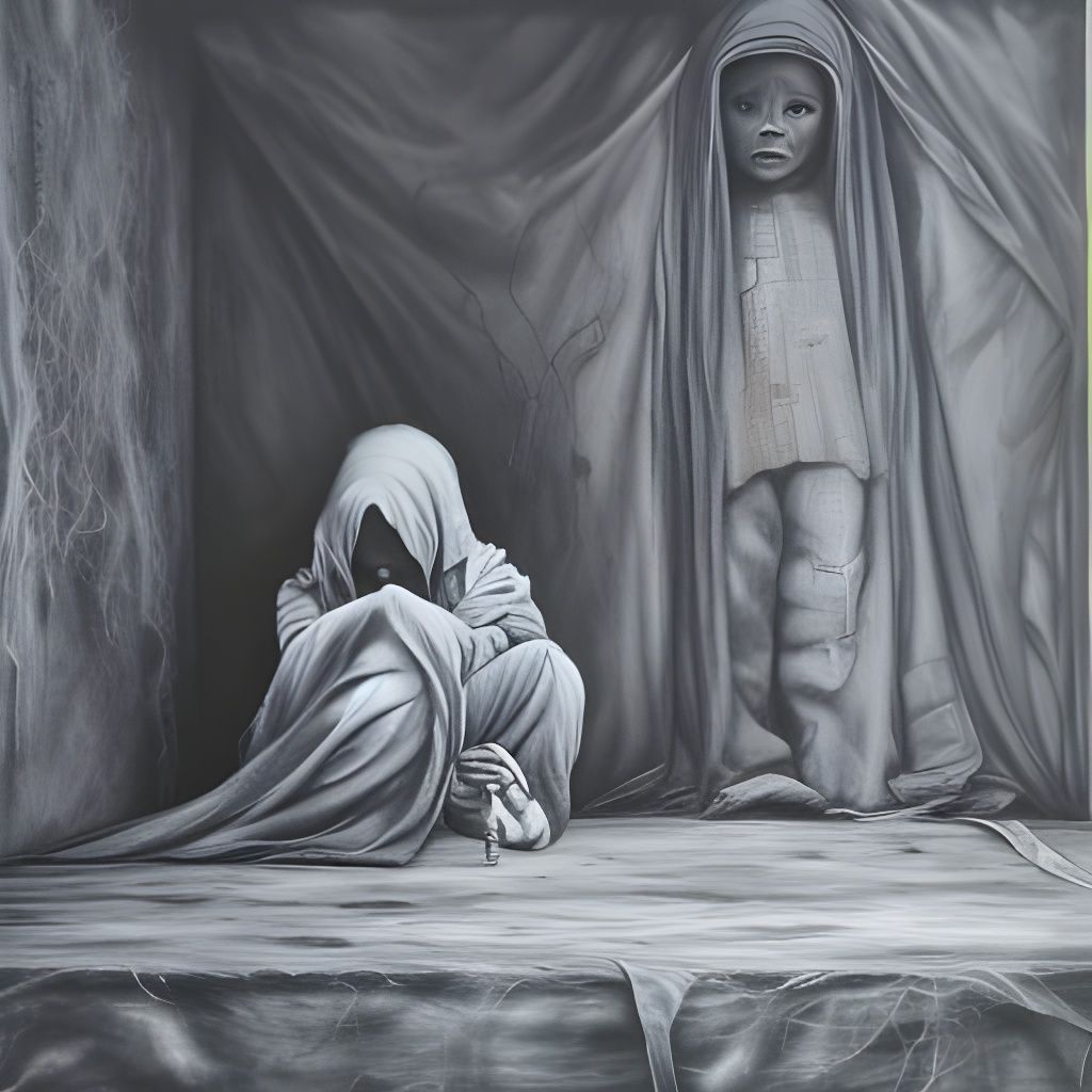 orphans, - AI Generated Artwork - NightCafe Creator