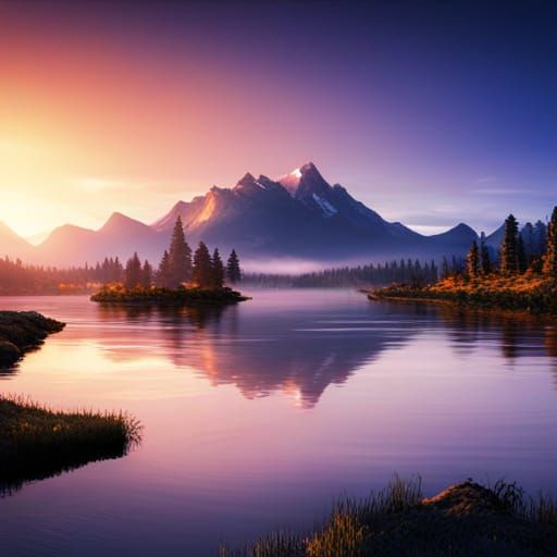 Waters of calm - AI Generated Artwork - NightCafe Creator