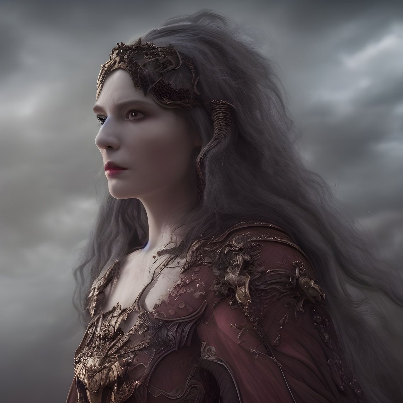 demonic woman - AI Generated Artwork - NightCafe Creator