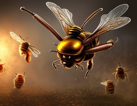 Bees U - AI Generated Artwork - NightCafe Creator