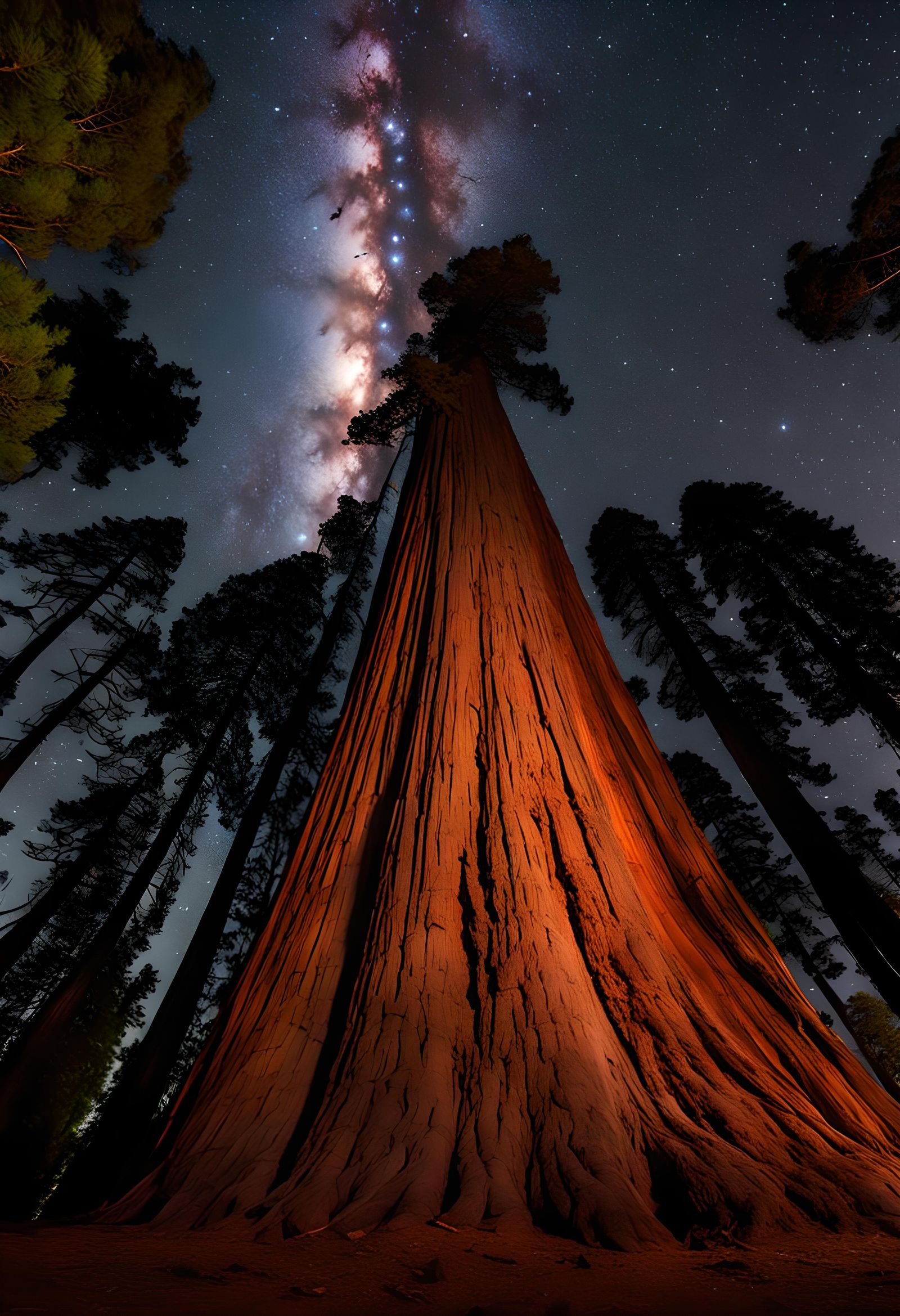 The mighty Redwoods - AI Generated Artwork - NightCafe Creator